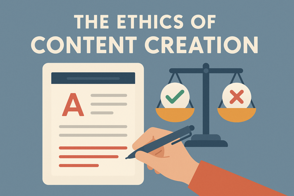The Ethics of Content Creation | RicketyRoo